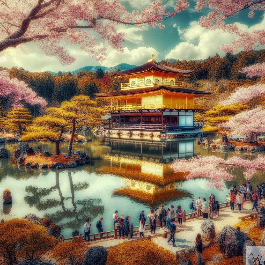 Japan golden temple:golden temple japan photo ,Kinkakuji (Golden Pavilion)