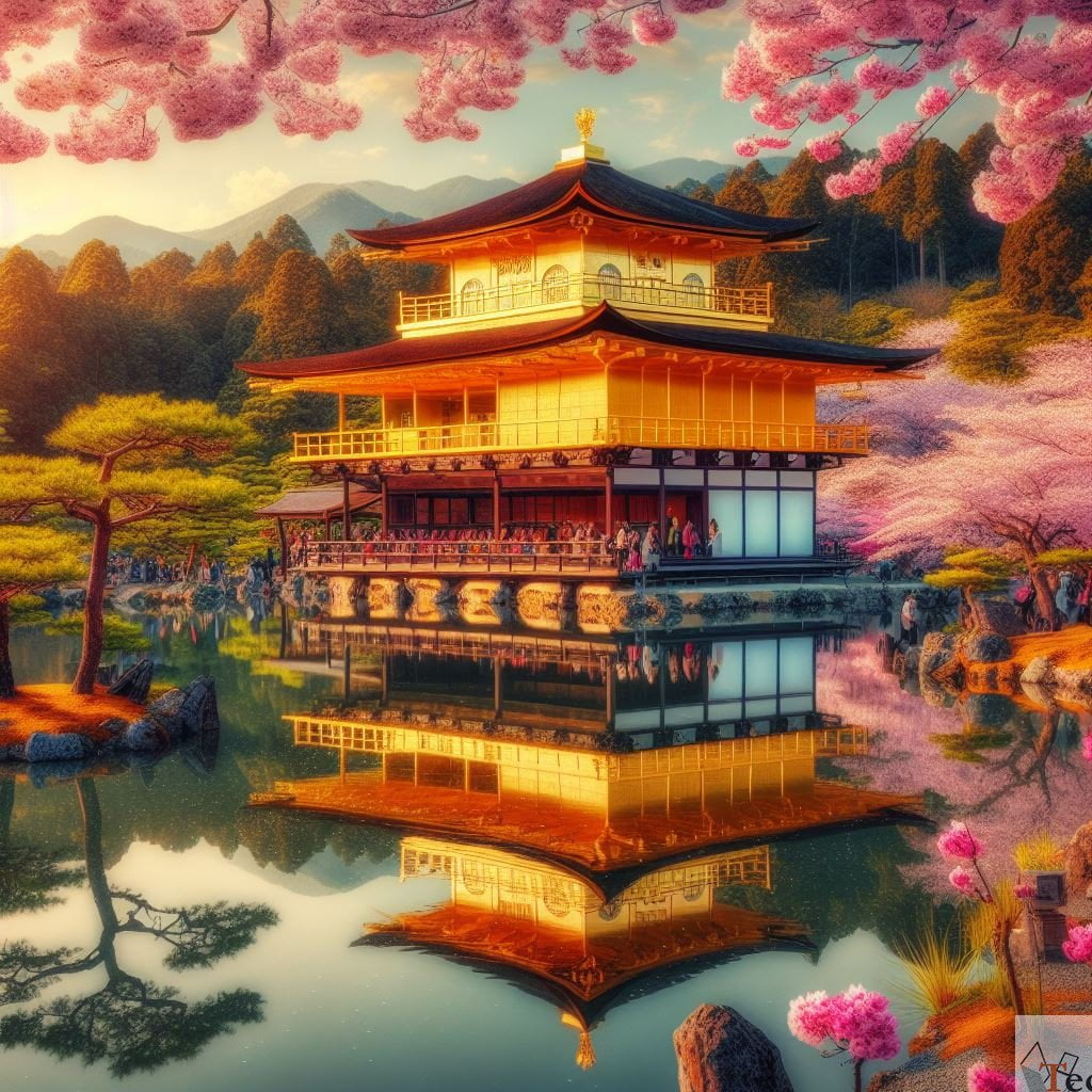 Japan golden temple:golden temple japan photo ,Kinkakuji (Golden Pavilion)